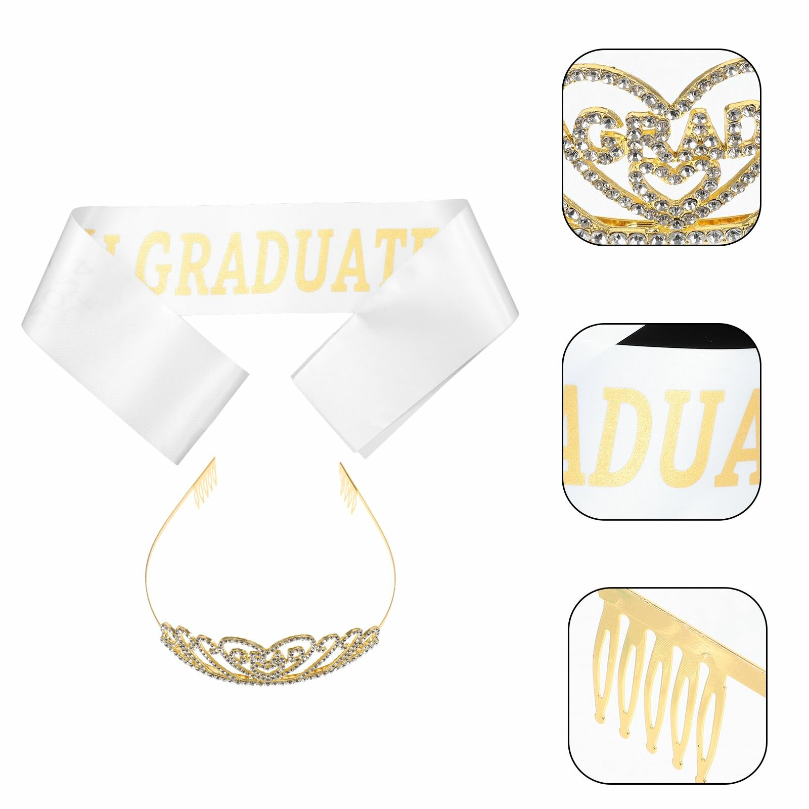 1 Комплект Диадемы, Из Поглощающей Ткани, Для Градусного Праздника