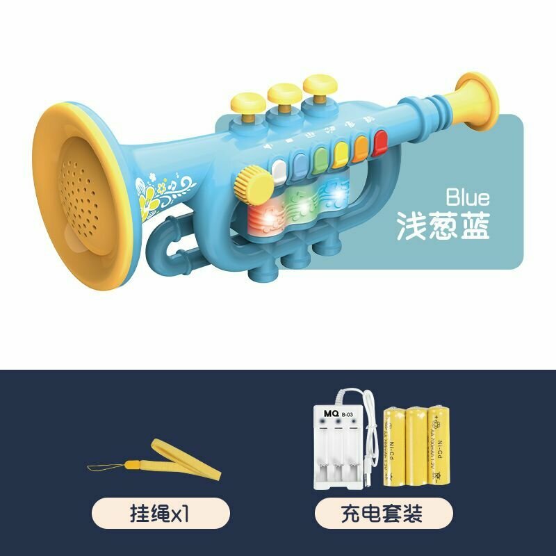 Детский саксофон, детская труба, кларнет, электрический духовой инструмент, коллекция для начинающих, легкая в освоении портативная музыкальная игрушка