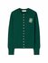 Кардиган Tory Burch Button emblem cardigan, размер S, green