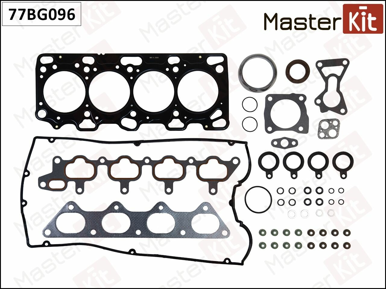 Набор прокладок верхний MITSUBISHI Lancer VII/Outlander 2.0 4G63 MasterKit 77BG096