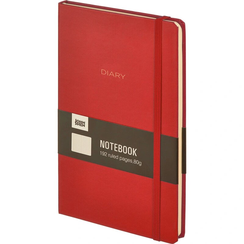 Ежедневник недатированный красный, А5 136 л, Diary, ATTACHE