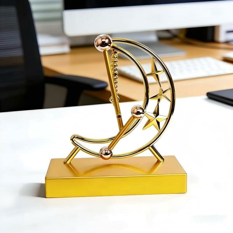 Креативный космический орнамент с небесными телами, вечное движение, настольная магнитная левитация, технология качания и вращения, декор для гостиной