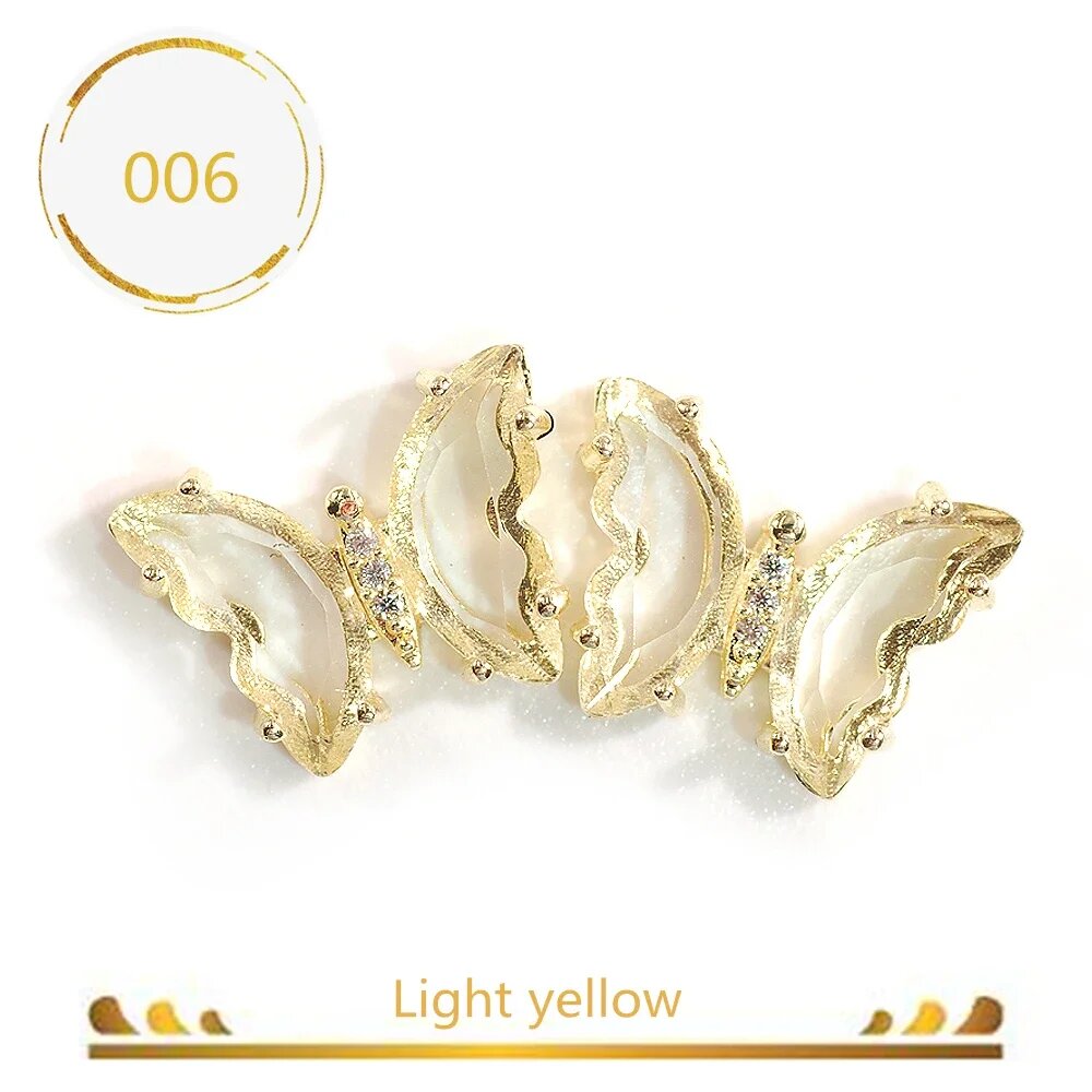 Топ Шарм 2 шт. бабочка Hisenlee украшение для ногтей 006