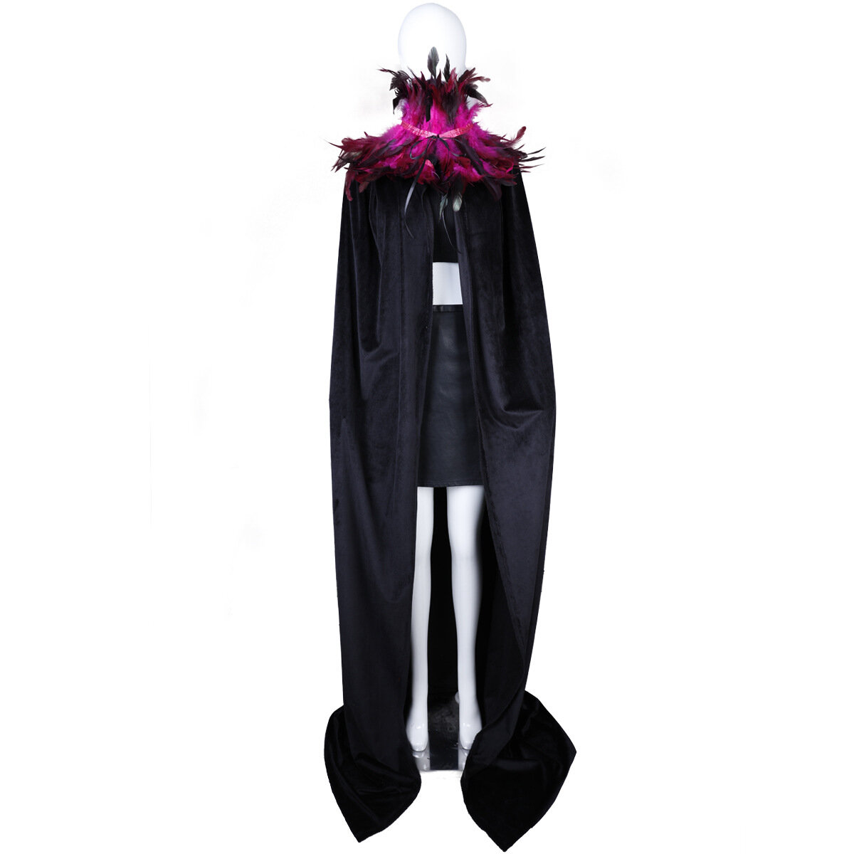 2026 Перьевой плащ для Хэллоуина, перьевая жилетка, искусственный воротник, согреватель для шеи, перьевый плащ Amazon