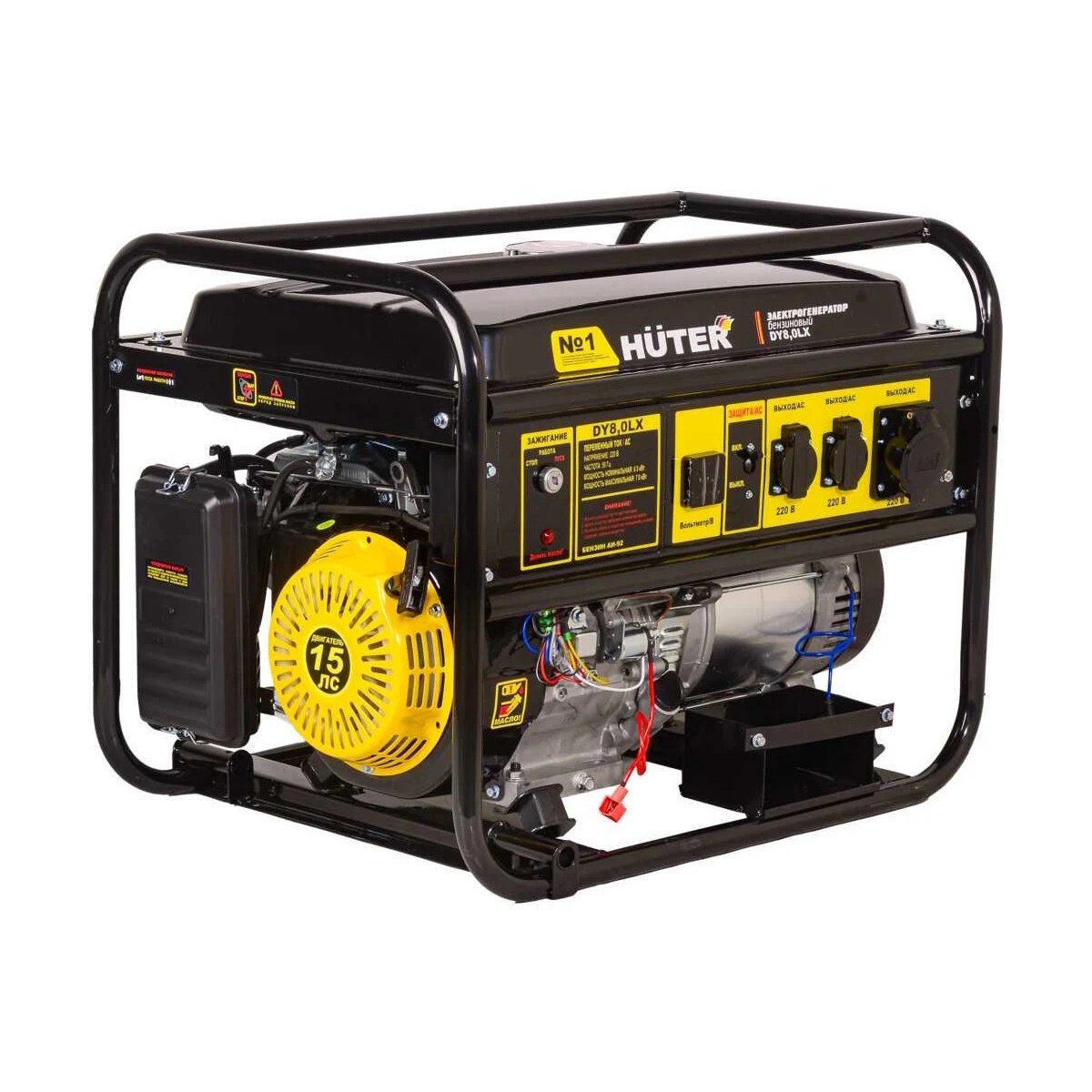 Электрогенератор бензиновый Huter DY8,0LX (64/1/76) 6,5/7 кВт