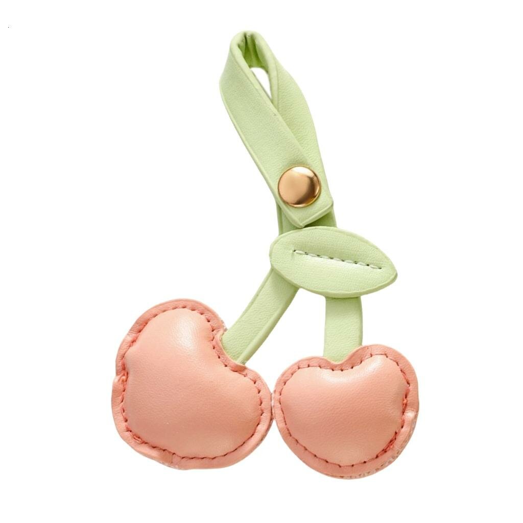 Брелок-вишенка для сумки, Розовый