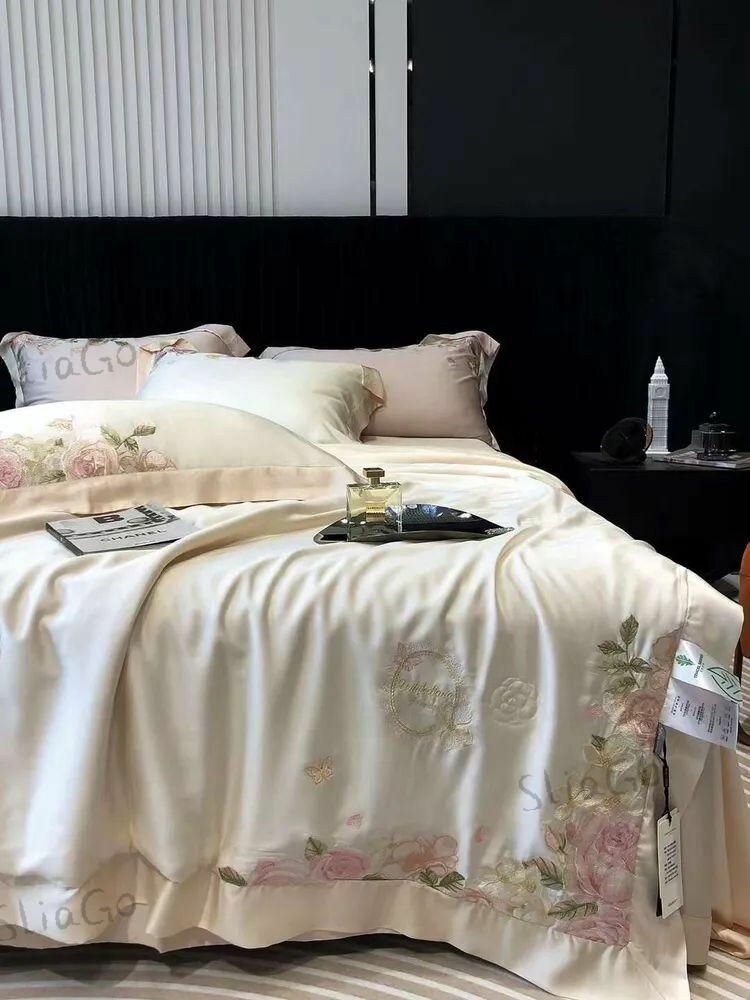 Blumarine Комплект постельного белья, Тенсель, Евро, наволочки 50x70