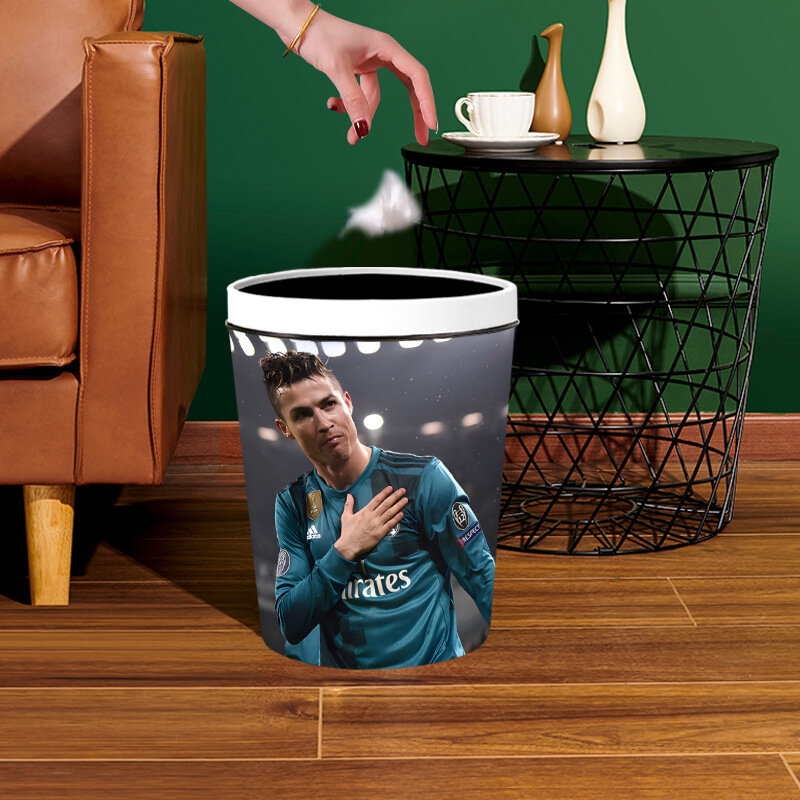 Изумрудно-зеленый CR7 футболка 31x25x20 см пластиковый мусорный бак для дома и ванной