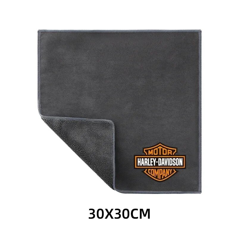 Серые полотенца Harley-Davidson 30x30 см