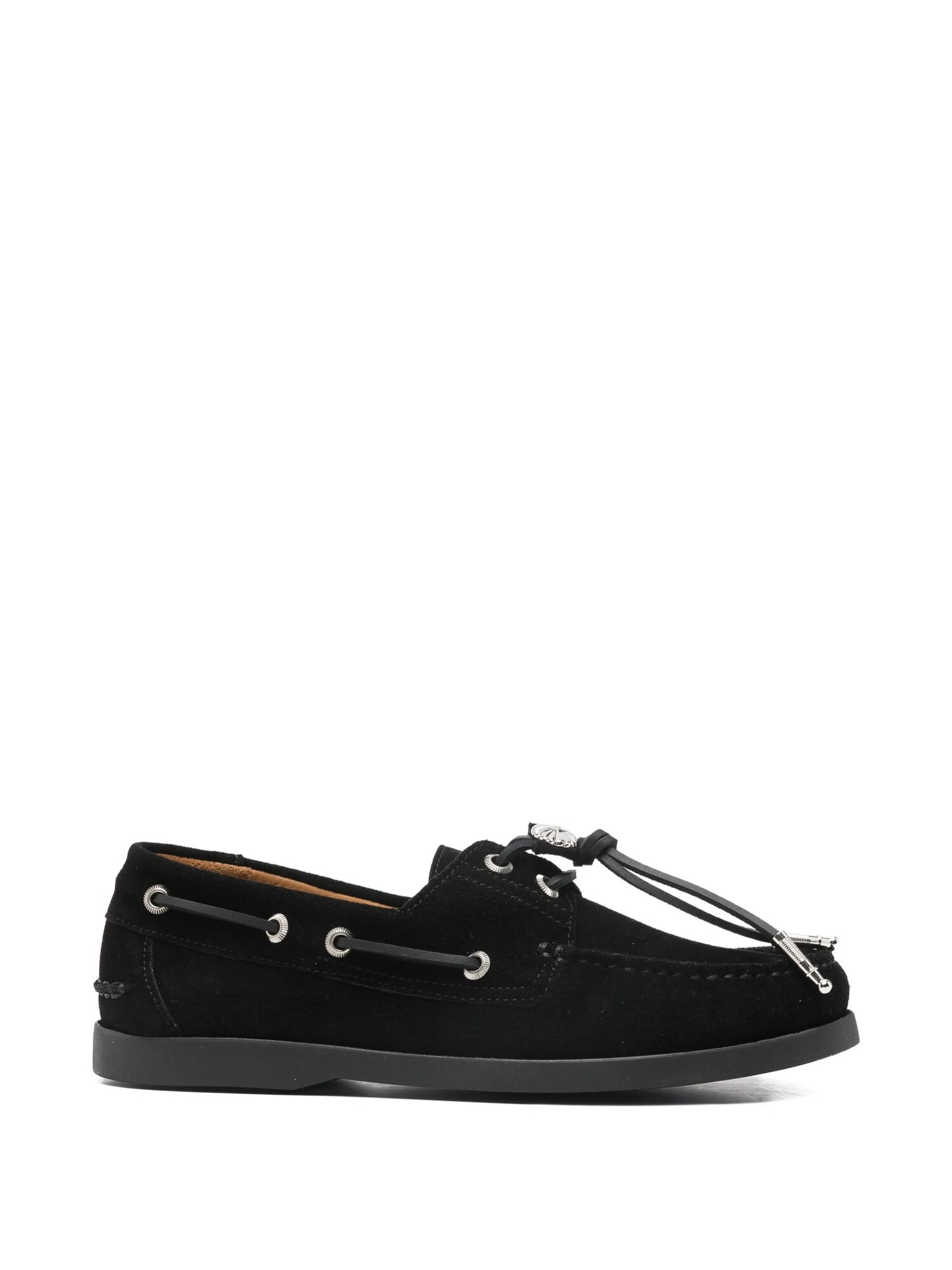 Туфли Embellished boat shoes 