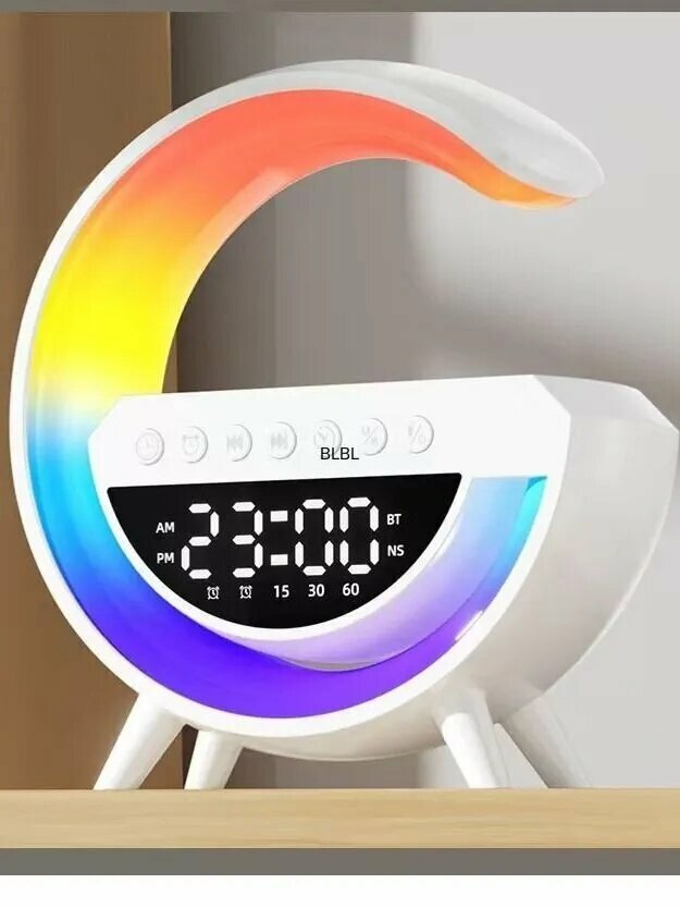 Mini3401 многофункциональная колонка с RGB-подсветкой и Bluetooth-подсветкой, встроенная настольная колонка с беспроводной зарядкой