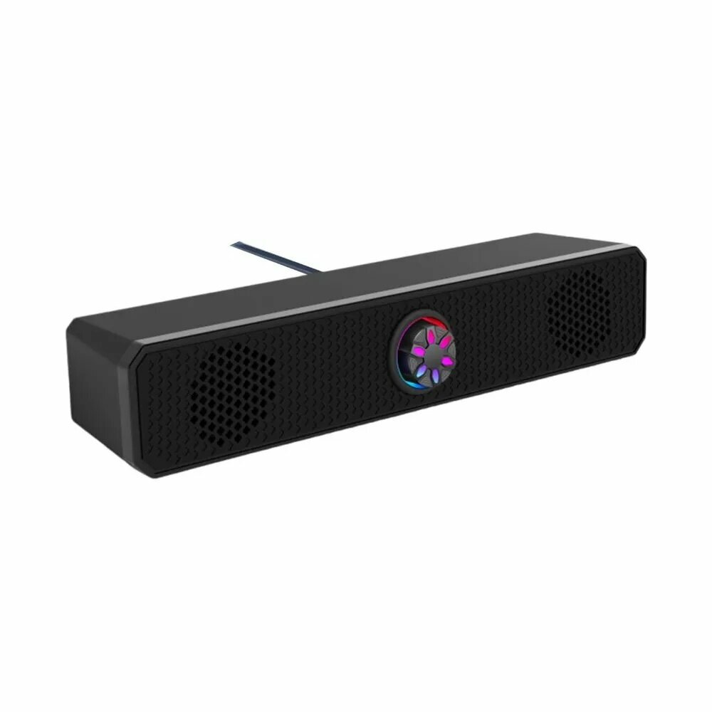 (1 комплект) K2852 проводной компьютер со светящейся лентой, маленький аудио динамик Bluetooth (магнитный)-без Bluetooth