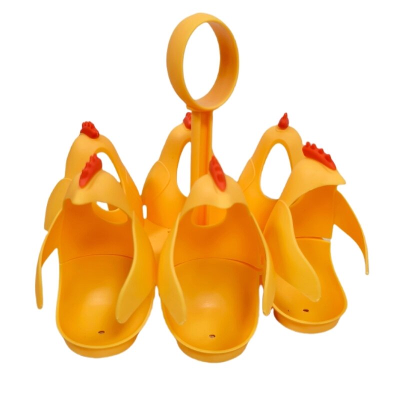 Компактные Пластиковые подставки для хранения яиц и формы для варки обеспечивают эффективную экономию места в холодильнике и удобство приготовления в домашних условиях.