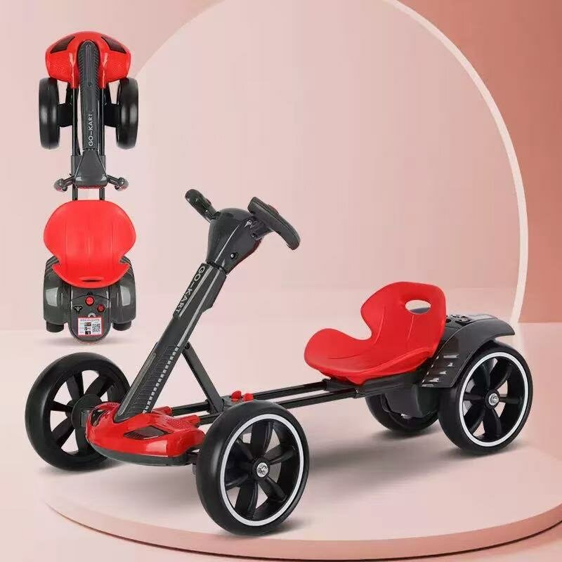 Новый складной электрический картинг без установки для детей