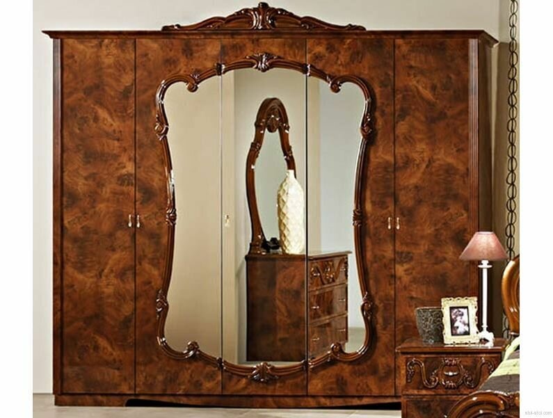 Шкаф 5-ти дверный Тициана орех