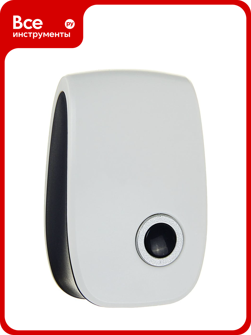 Ультразвуковой отпугиватель насекомых и грызунов LUAZON LRI-08 70 м2, 220 В, белый