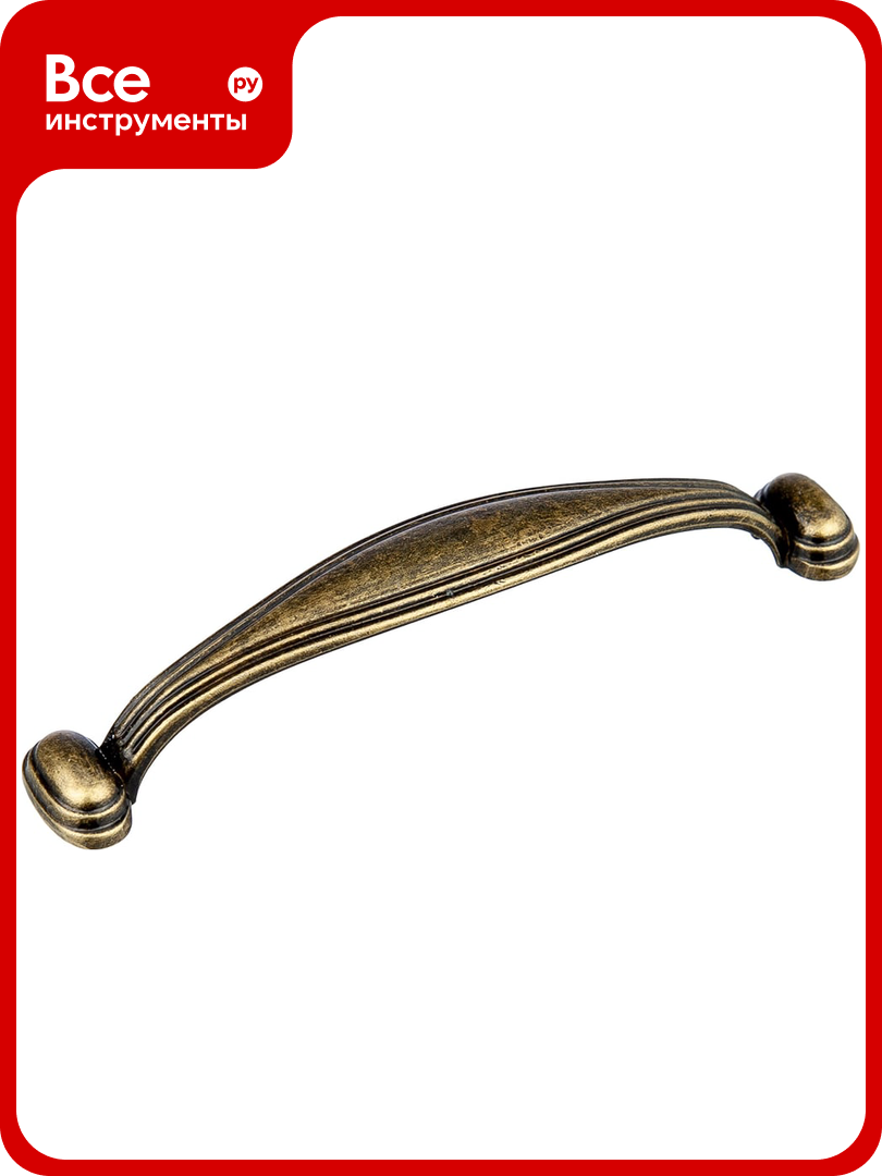 Ручка-скоба Tech-Krep/Zitar Антик 1-010-96мм, бронза 1шт. 130885