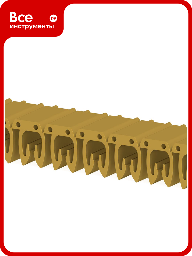 Маркировка кабеля Klemsan KE2 1,5.2,5 кв. мм, "0" 500 шт. 0.0.0.5.518000 желтый кабельный маркер с цифрой 0 символ