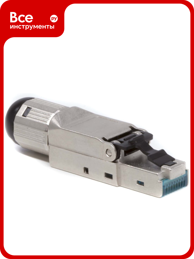 Коннектор полевого монтажа DKC Tool Less 8P8C CAT 6 экранированный 1 УП RN6RJ45FJ