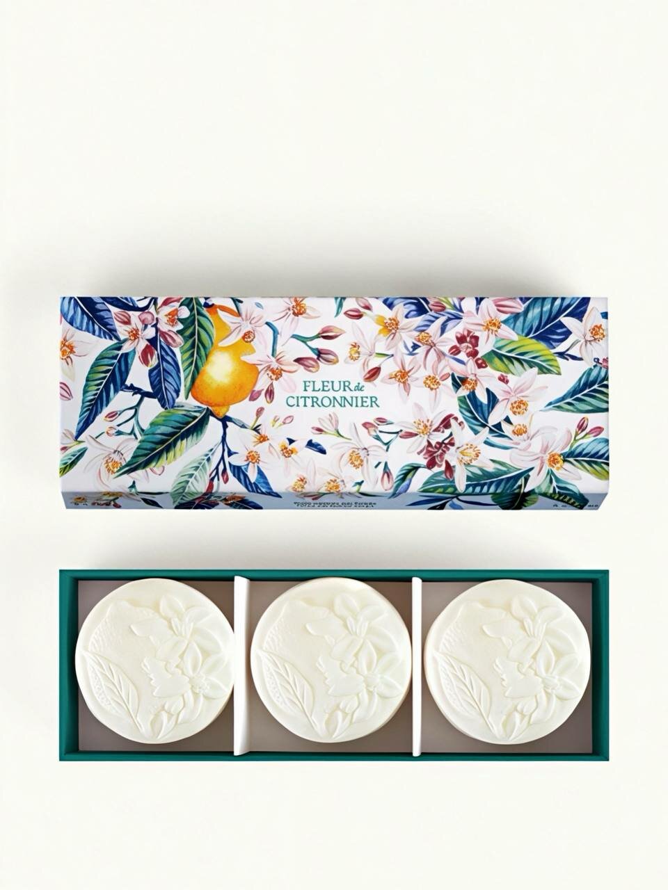 Fleur de Citronnier набор мыла 3 кусочка по 75 г