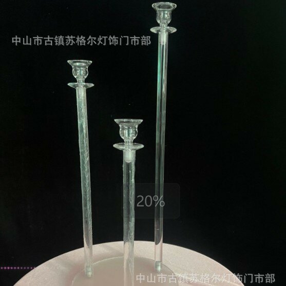 Эксклюзивный новый акриловый подсвечник с 5 головками для свадеб, отелей, западных ресторанов, дней рождения и домашнего использования