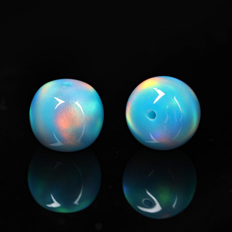 Горячие продажи искусственных авроровых опаловых бусин в старом стиле, свободные бусины, бусины для браслетов, одиночные бусины, разделительные бусины, аксессуары для DIY ювелирных материалов для женщин