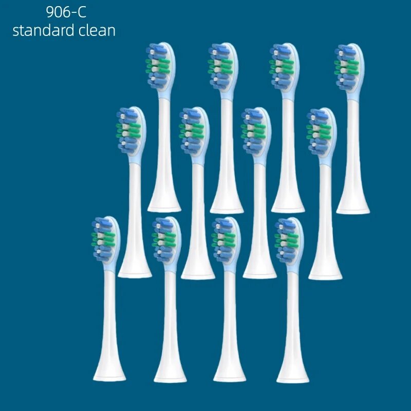 Насадки для зубных щеток Philips Sonicare, 9 шт. 12pcs 906-C