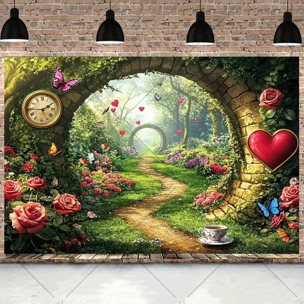 Фоно Bonvvie "Алиса в Стране Чудес", 250x200см, BJ-cl45-9