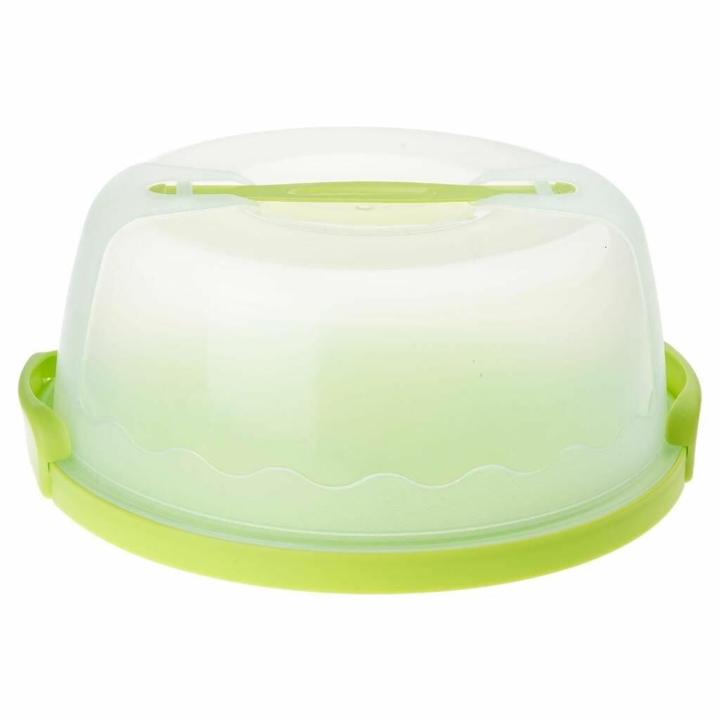 Пластиковый контейнер для торта, Зеленый