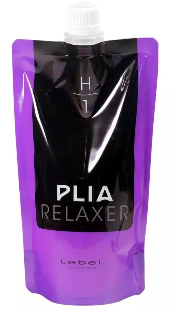 Lebel Plia Relaxer H1 - Крем для сенсорного выпрямления Шаг 1. (Для тонких) 400 мл