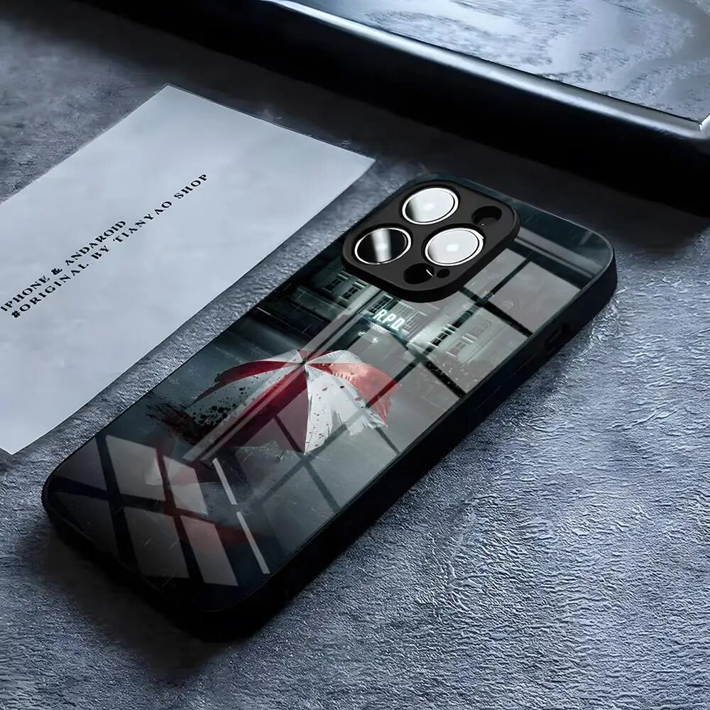 Чехол для телефона Resident Evil для IPhone 17 16 14 Pro 15 13 12 Max 11 XR XS Black6, iPhone 13 Pro