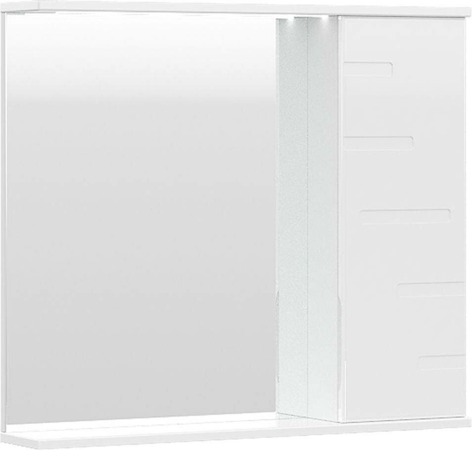 Зеркало Volna Joli 80x70 zsJOLI80. R-01 правое с полочкой и подсветкой