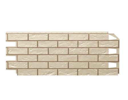 Панель фасадная технониколь оптима Кирпич Слоновая кость 420х1000мм/0,42м2 - 10шт/упак