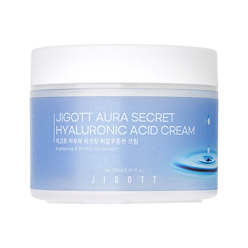 Крем для лица JIGOTT AURA SECRET с гиалуроновой кислотой 150 мл