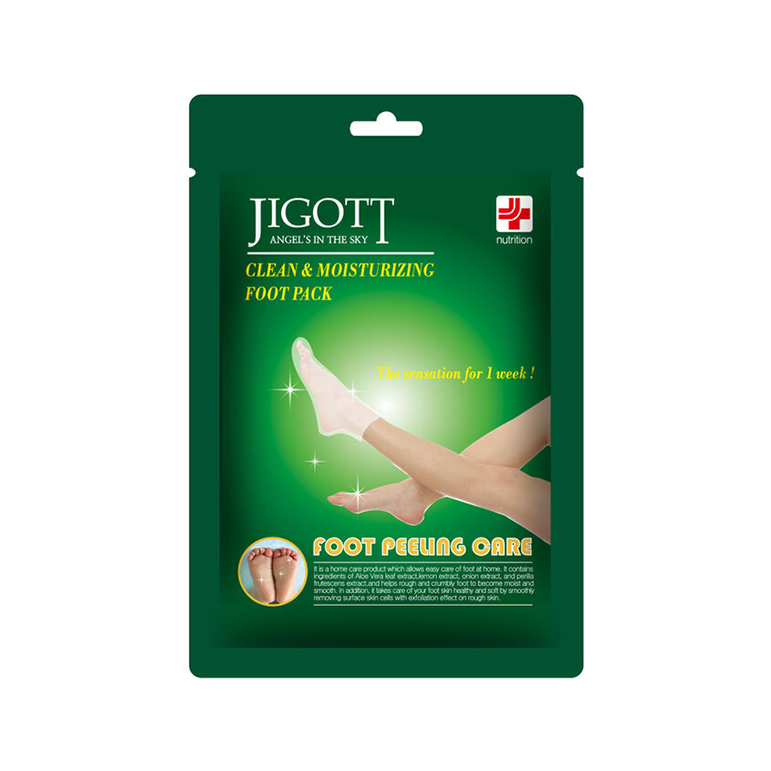 Маска-носочки для ног JIGOTT увлажняющая 30 мл