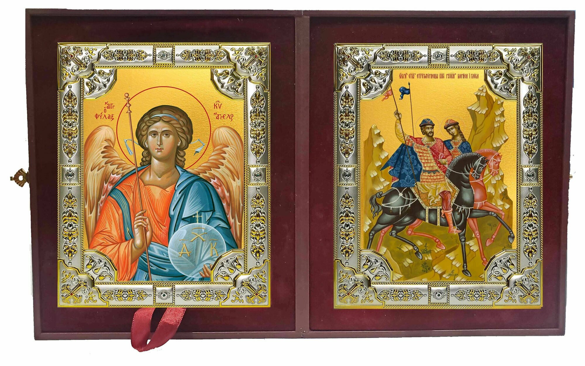 Икона Борис и Глеб благоверные князья