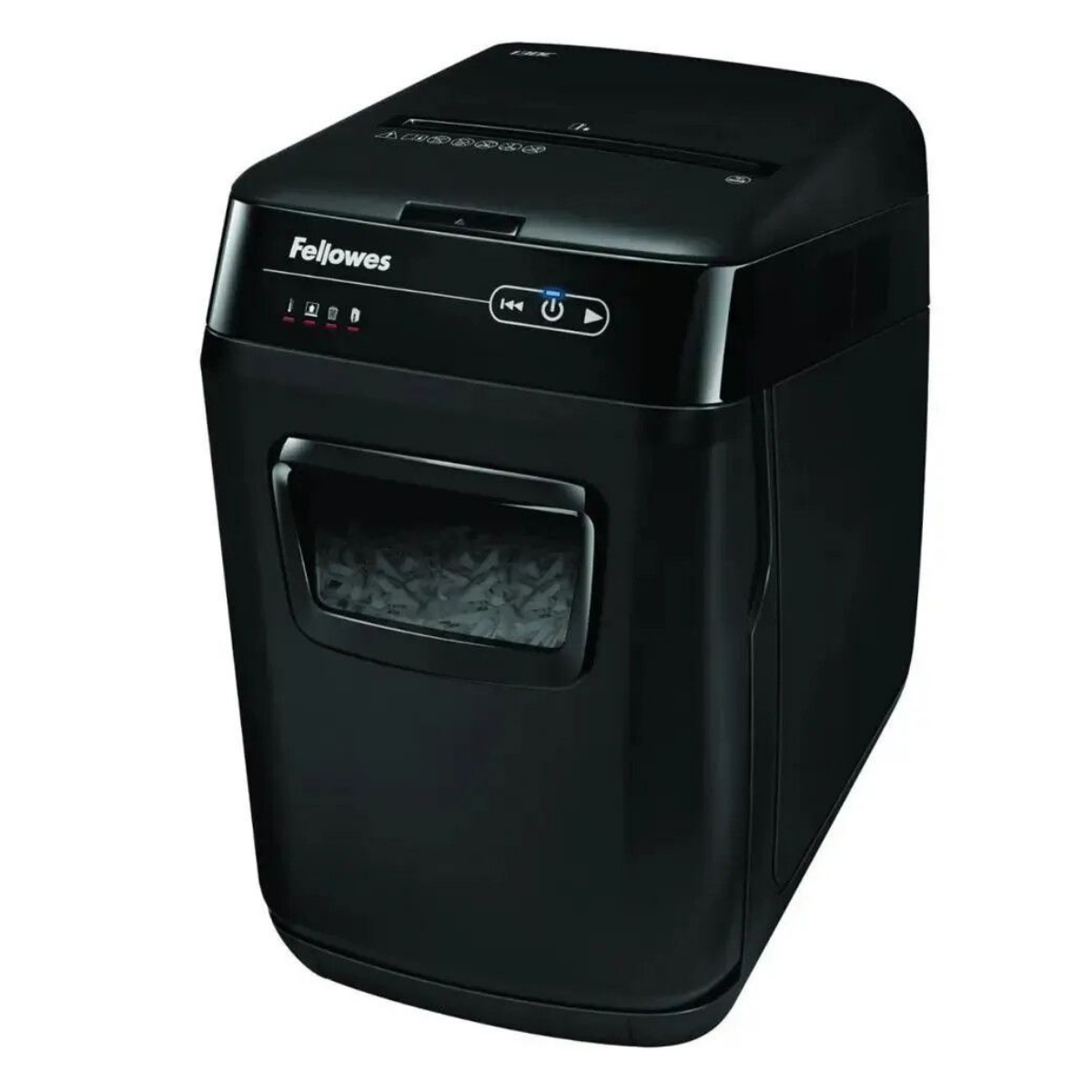 Уничтожитель бумаг Fellowes AutoMax 200C (FS-46536) черный, P-4, 4х36 мм