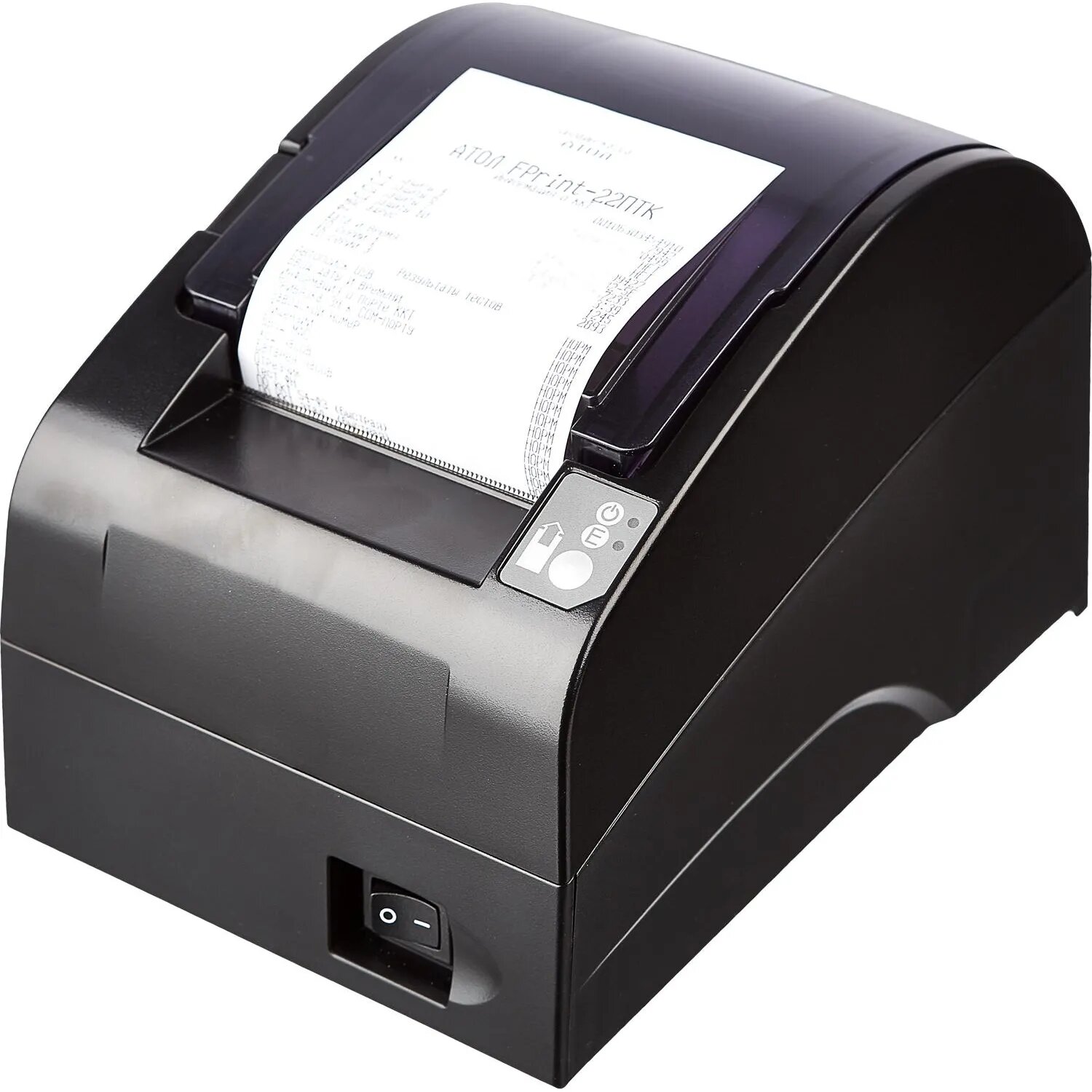 АТОЛ Фискальный регистратор АТОЛ FPrint-22ПТК,( цвет Черный) Без ФН. USB. RS-232. Ethernet. Платформа 5.0, подарок 1 год ОФД.