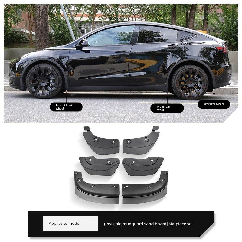 Подходит для Tesla Model Y3 новой версии, крылья YL, передние и задние колесные арки, защитные аксессуары для защиты от