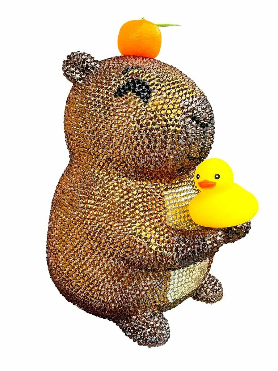 Алмазная мозаика "Капибара", Fun and Done MM54637, полная выкладка страз