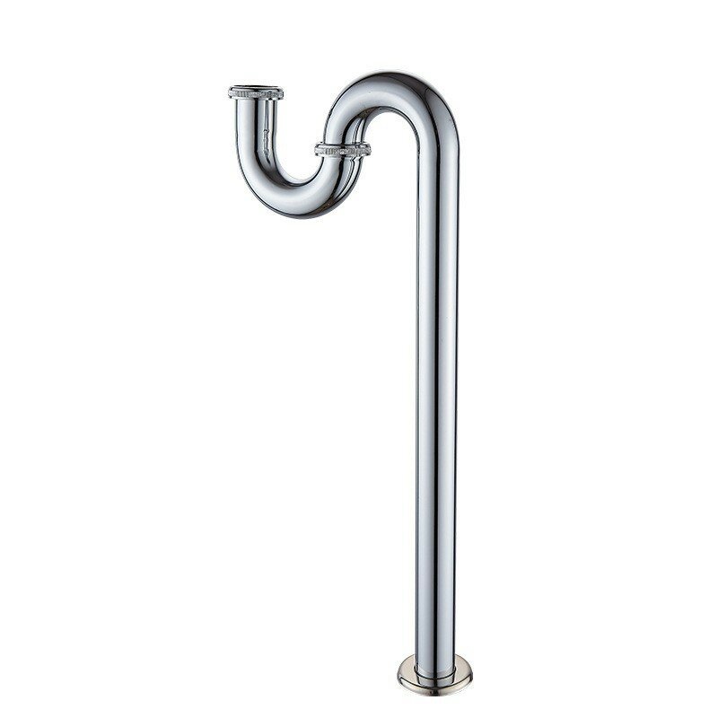 Запахонепроницаемый S-образный P-образный антирефлюксный вертикальный слив для умывальника, раковины, бассейна и дренажной трубы столешницы