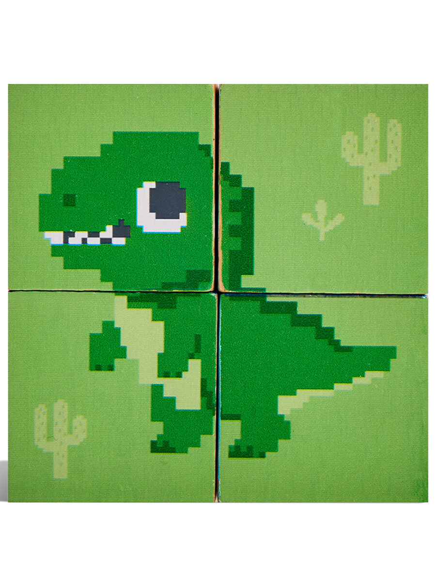 Игровой набор Hape "Умняша", кубики, дерево, для развития моторики, 4 шт