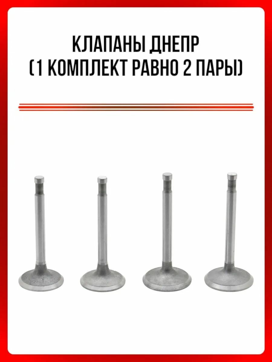 Клапаны Днепр (1 комплект 2 пары)