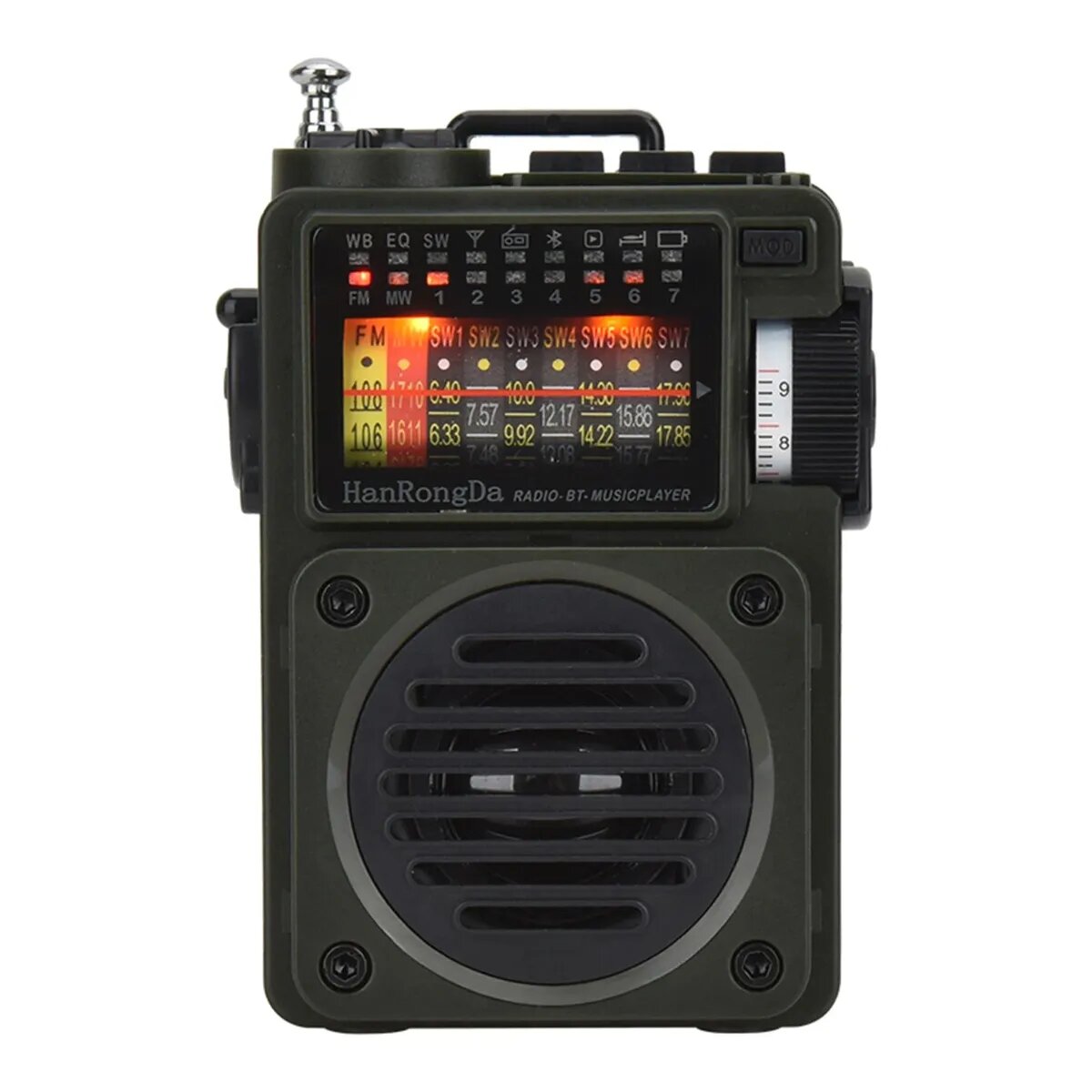 HanRongDa HRD-700 AM FM-радио, музыкальный плеер, портативный приемник сигнала