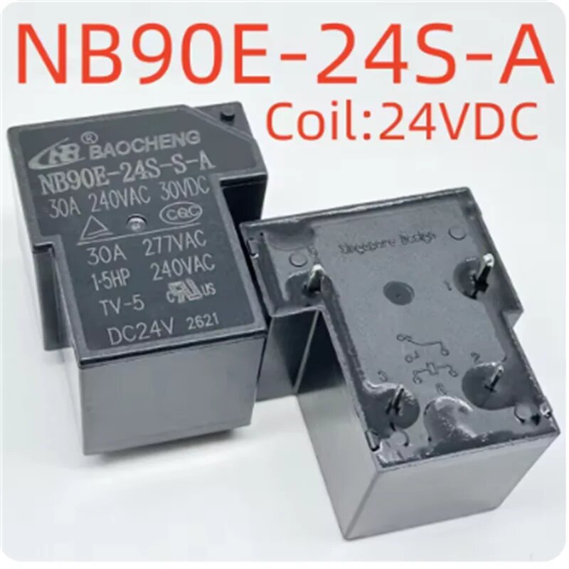 5 шт. Новый NB90E-12S-S-A; NB90E-24S-S-A; NB90-12S-S-A (T90A4-12V/24V-30A/40A) Реле 4 контакта