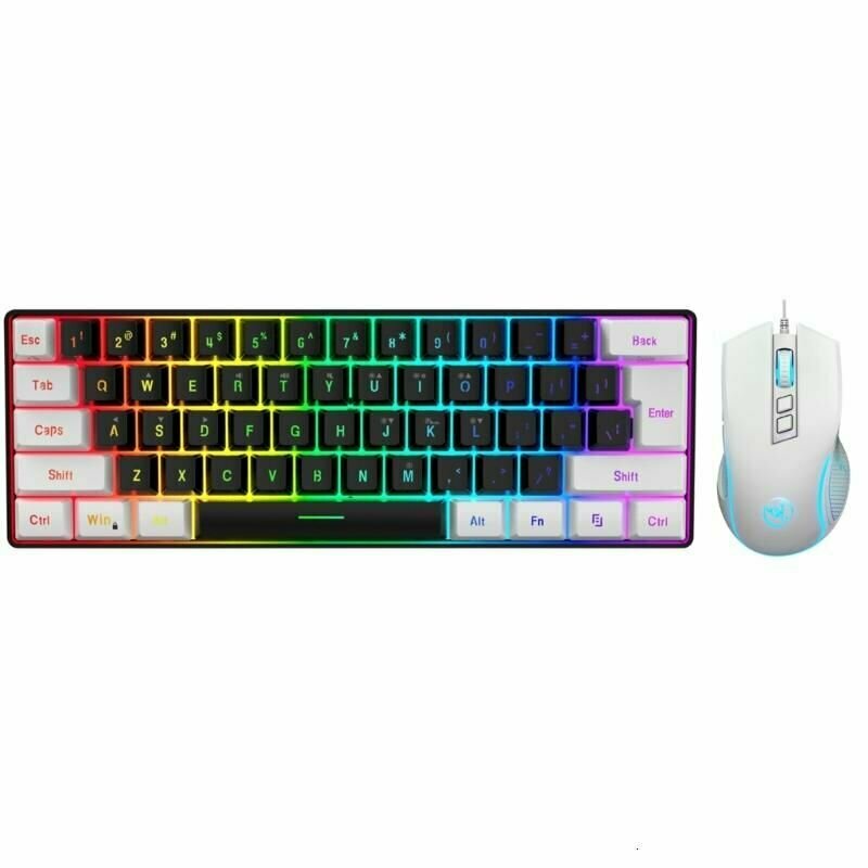 Игровой комплект клавиатуры и мыши, Белый
