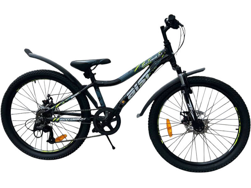 Подростковый велосипед Aist Rocky Junior 2.1 24, год 2025, цвет Черный