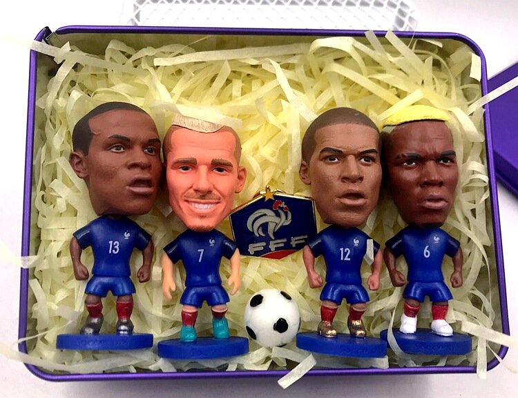 2026 Футбольные фанаты Аргентина Месси Реал Мадрид Роналду Звездная фигурка Модель Набор Подарок на день рождения