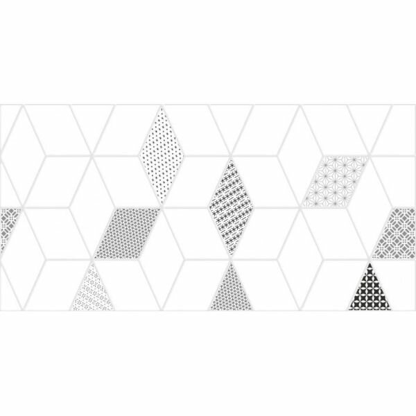 Керамин Плитка Тренд 7 тип 3 белая мат 30x60 8,5 мм (цена за 1.98 м2)