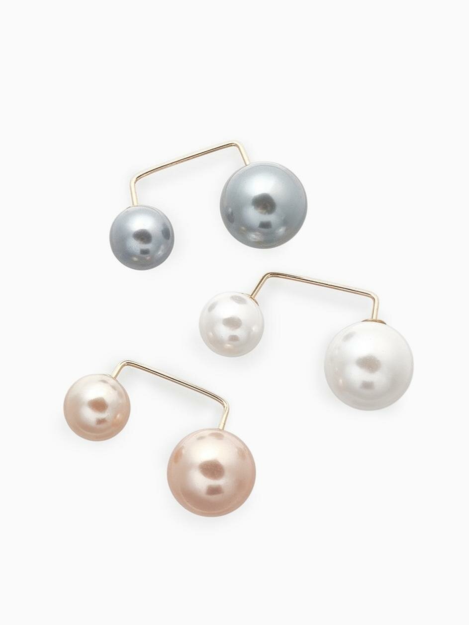 Комплект брошей, жемчуг имитация